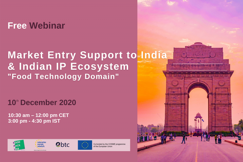 Webinar: Market Entry Support to India and the Indian IP Ecosystem ...